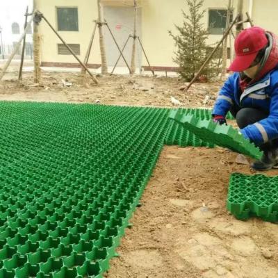China Flat Top High Quality Plastic Grass Grid Paver Erosion Control Grass Grid for Driveway Road Slope Retaining Wall Outdoor Use Garden Landscape Park Grass Plastic Grass Grid Planting Drainage for sale