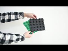 Membraan Mat For Basement Walls van de huis het Groene Dak Ingedeukte Drainage