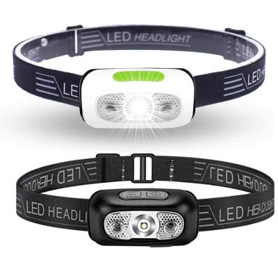 Cina ABS USB Charging Wave Sensor Induction LED Head Lamp in vendita