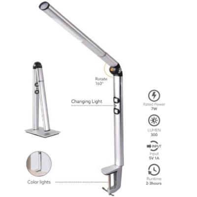 Cina Modern Multifunctional With Flexible Arm And Touch Switch Led Desk Light in vendita