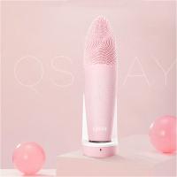China Degradable Exfoliating Vibrating Face Cleanser Rechargeable for sale