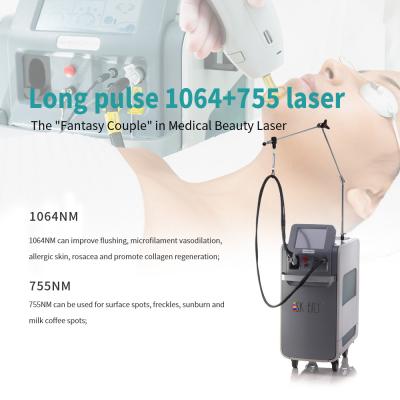 Cina 755nm depilazione pulsata lunga della macchina del laser del ND Yag in vendita