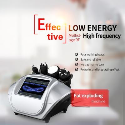 China 4Handles Tripolar rf-Ultrasone Machine 40KH van het Lichaamsvermageringsdieet Te koop