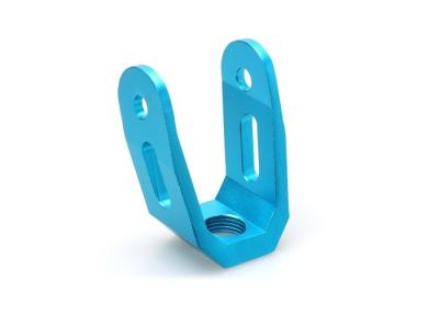 China Blue CNC Turned Parts CNC Lathe Turning Accessories Aerial Photography for sale