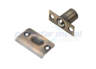 China 1'' Interior Matte Black Door Hardware Adjustable Drive In Ball Catch For Hotel for sale