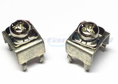 China Steel DIN C1022 STR M3 M4 PC Board Screw Terminal With Cable Terminal Lugs for sale