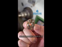 Aanpassen van lichtgewicht CNC TC4 Titanium gedraaide kleine onderdelen voor Bluetooth controller