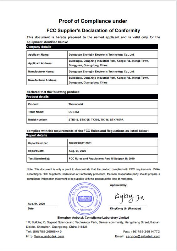  - Ocean Controls Limited