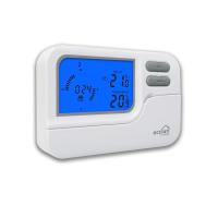 China Backlight Wired Digital Room Thermostat 7 Day Programmable Heating Cooling for sale