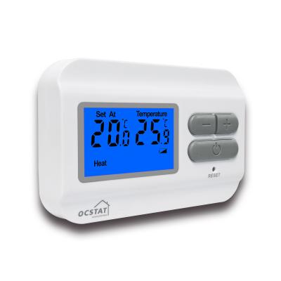 Chine Éclairez le thermostat à contre-jour non programmable pour le chauffage sans fil/le refroidissement à vendre