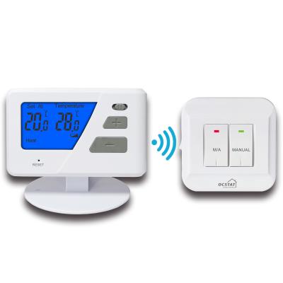 China Transmitter / Receiver Wireless RF Thermostat Heating / Cooling Non Programmable for sale