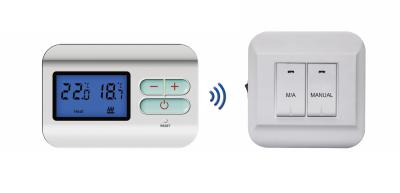 China Wireless Electronic Room Thermostat Non - Programmable With Big Screan LCD for sale