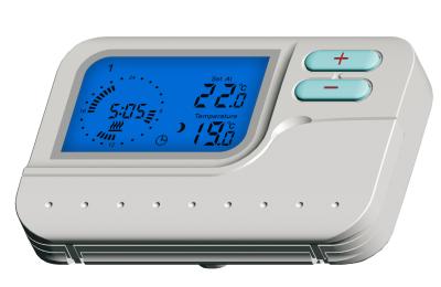 China 7 Day Wireless Programmable Thermostat For Boiler Heating System for sale