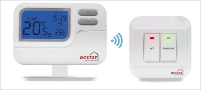 中国 デジタル ワイヤーで縛られた部屋のサーモスタット/5 - 2 日のプログラム可能なサーモスタット 販売のため