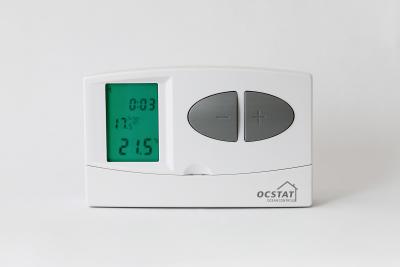 China Wireless RF Electronic Programmable Thermostat For Heating System 868MHZ Radio Frequency for sale