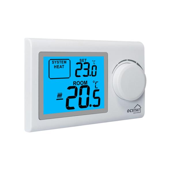 Riseem Non Programmable Wireless Temperature Control Heating and Cooling Bimetal Room Thermostat
