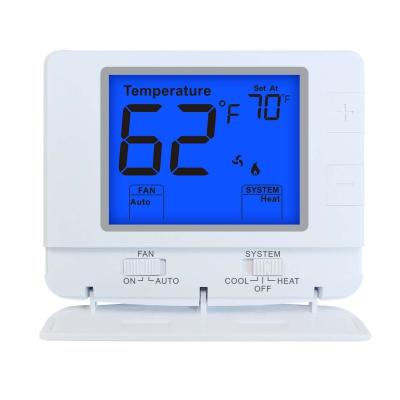 China Riseem Single Stage Air Conditioner Controller Temperature Controller Heating Non-programmable Thermostat for Home for sale