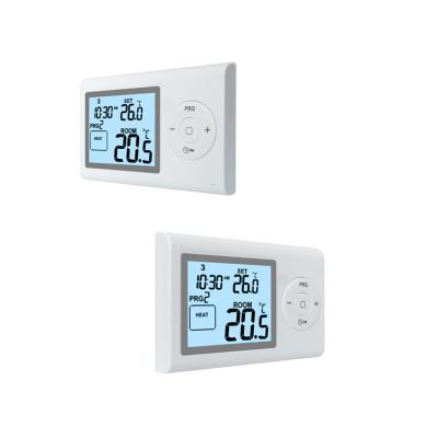 China Riseem 7 Day Programmable Thermostat ,  WiFi Room Thermostat With Heating And Cooling Control for sale