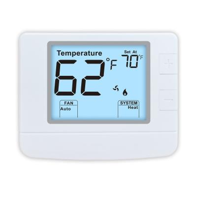 China Riseem Single Stage Air Conditioner Controller Temperature Controller Heating Non-programmable Thermostat for Home for sale