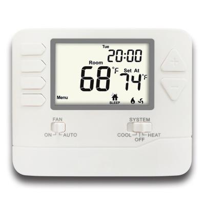China 24 V 2 Heat 2 Cool Digitaal programmeerbare ruimte Riseem thermostaat Voor HVAC-systemen for sale