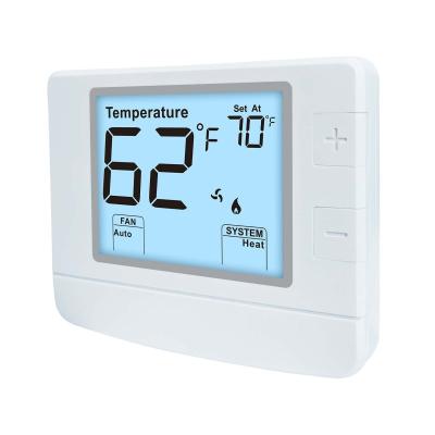 China Riseem LCD Digital 24V 1 Heat 1 Cool Air Conditioning Non-programmable Home Thermostat for HVAC With NTC Sensor for sale
