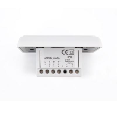 China Weekly Programmable Touch Screen Temperature Digital Room Thermostat 230VAC for sale