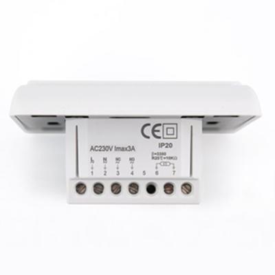 中国 COM/ECO/不凍剤モード スイッチが付いている給湯器部屋の7日間のプログラム可能なサーモスタット 販売のため