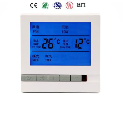 White Color Air Conditioner Controller Non - programmable Digital Temperature Control Thermostat