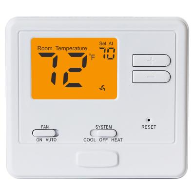 Non - Programmable Digital Underfloor Heating Thermostat , HVAC Thermostat 24V With Backlight