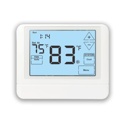 中国 白デジタル表示スタイル 7 日間プログラム可能なサーモスタット NTC センサー 販売のため