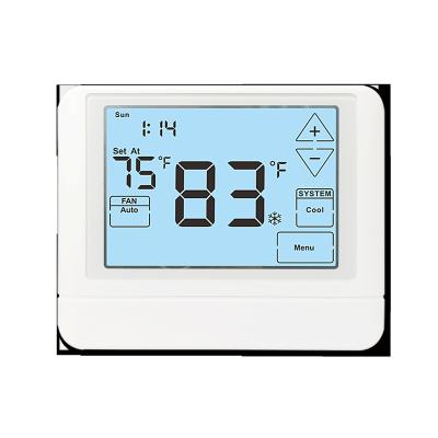 中国 白デジタル表示スタイル 7 日間プログラム可能なサーモスタット NTC センサー 販売のため