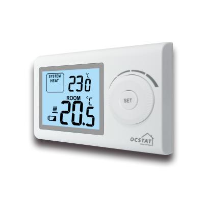 China 230V Non-programmable Digital Heating Battery Operated Room Thermostat for sale