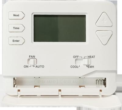 Cina Termostato ambiente programmabile bianco alimentato a batteria per un controllo preciso della temperatura in vendita