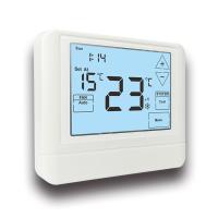 China 24V  LCD Touch Screen Weekly Programmable Digital Heating Thermostat for sale