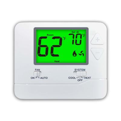 China 24V STN701 LCD Display Digital Non Programmable Thermostat for Air Conditioner for sale