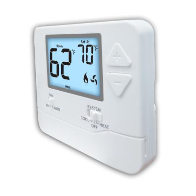 China 24V STN701 LCD Display Digital Non Programmable Thermostat for Air Conditioner for sale