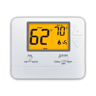 China 24V STN701 LCD Display Digital Non Programmable Thermostat for Air Conditioner for sale