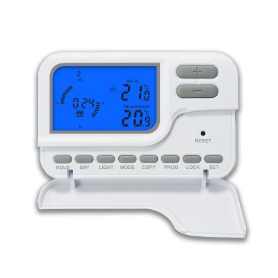 China Controllatore di temperatura cablato a display digitale LCD per la gestione della temperatura del sistema HVAC for sale