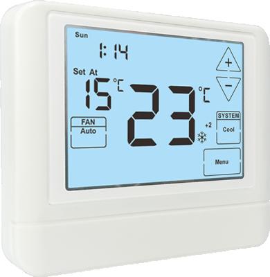 China Termostato de sala digital branco não programável para eficiência de controlo de temperatura à venda