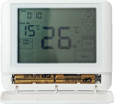 China Termostato de sala digital branco não programável para eficiência de controlo de temperatura à venda