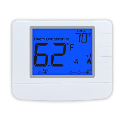 China White Digital Room Thermostat with LCD Display for sale