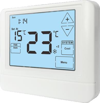 China Energy-Saving ABS Room Heating Thermostat with Battery Power and Wireless Design for sale