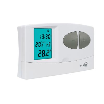 China Smart Household LCD Display Water / Floor Heating System Wired Room Thermostat for sale