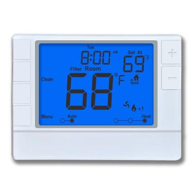 Coiiwsei White Backlight Non Programmable Thermostat for OEM/ODM and 2 Heat/1 Cool Stages