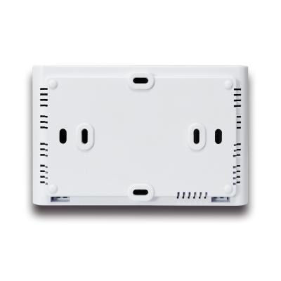 China Riseem Large LCD Screen White Color Wireless Digital Room Thermostat With NTC Sensor for sale