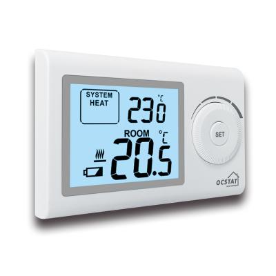 China Non-programmable Program Automatic Reset Thermostat with 2*AAA Size Battery for sale