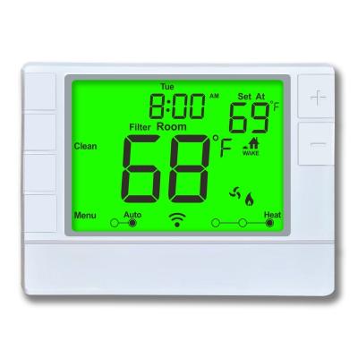 China Coiiwsei LCD Digital Display Wired Room Thermostat with Non-programmable Programming and ABS Housing Material for sale