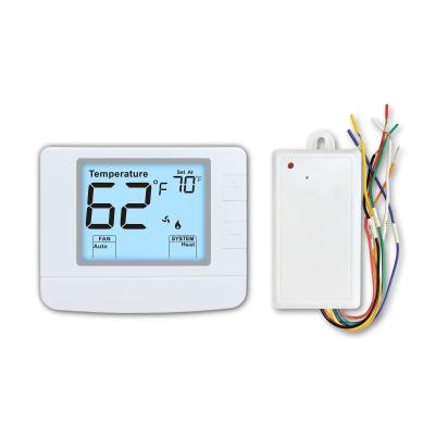 China Anti-flammable PC ABS Material Non-programmable PTAC WIFI Thermostat with Wireless Operation at 915MHZ Frequency for sale