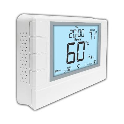 China Coiiwsei 2 Heat/ 1 Cool Programmable Thermostat for Home Heat Pump System and Conventional Single-Stage System, with Room Temperature & Humidity Monitor  RTH725 for sale
