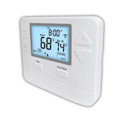 China Riseem 18-30 VAC NEC Class II 7 Day Programmable Thermostat for Smart Life and Alexa Compatibility for sale